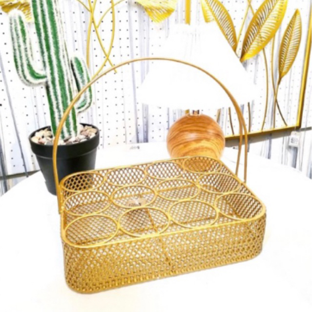 Jual Tempat Gelas Aqua Aestethic Gold Mewah Sultan | Shopee Indonesia