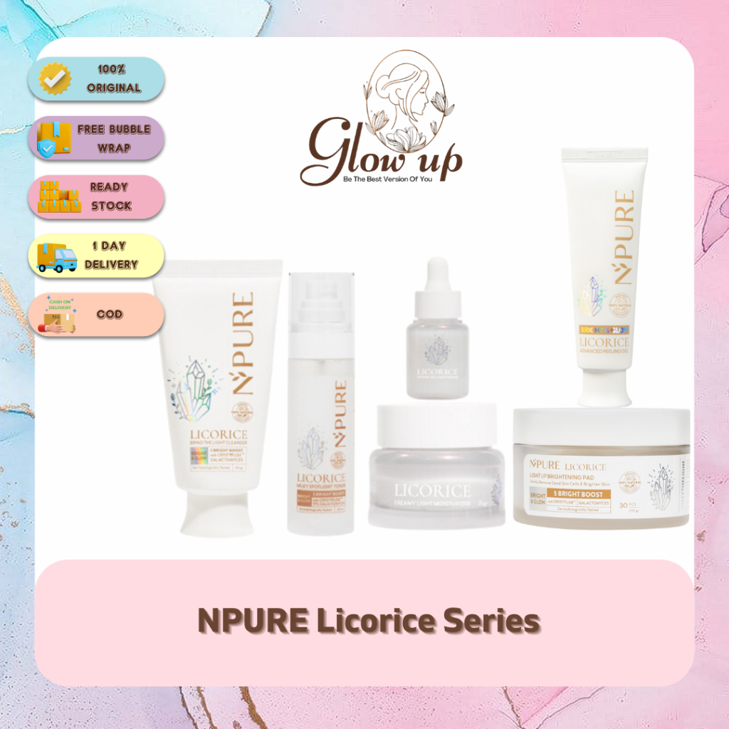 Jual NPURE Licorice Series | Brightening | The Light Cleanser | Milky ...