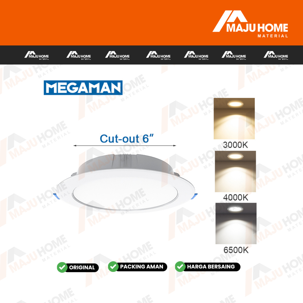 Jual Megaman Lampu Downlight LED 15 Watt 4000K (Cool White) | Shopee ...