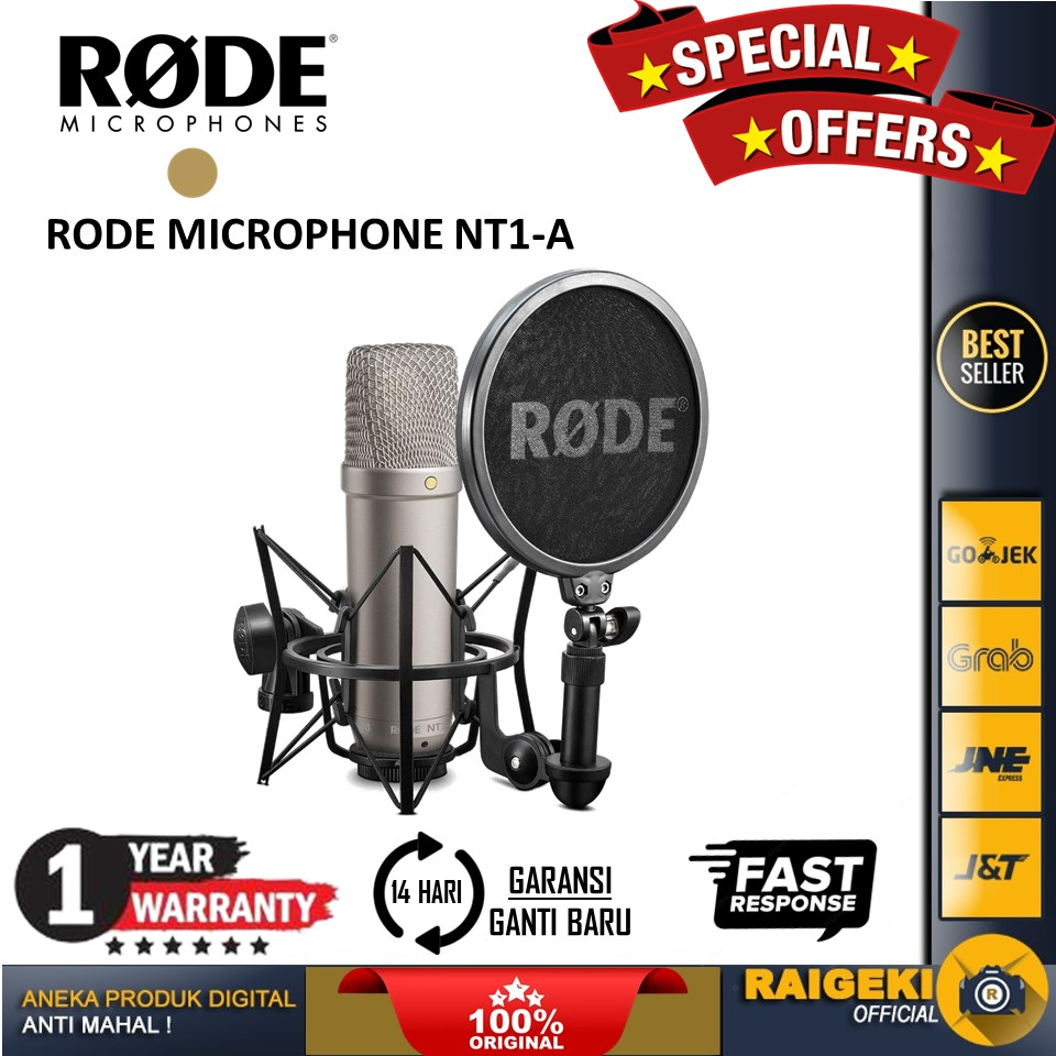 Jual Rode NT1-A 1" Cardioid Condenser Microphone | Shopee Indonesia