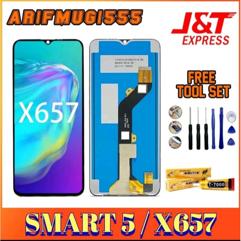 Jual Lcd Touchscreen infinix smart 5 X657 - X657B - X657C 2020 Free ...