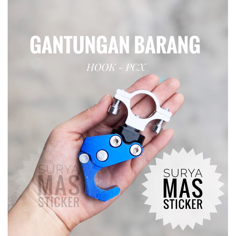 Jual gantungan barang motor honda pcx 150 160 cantolan barang hook ...