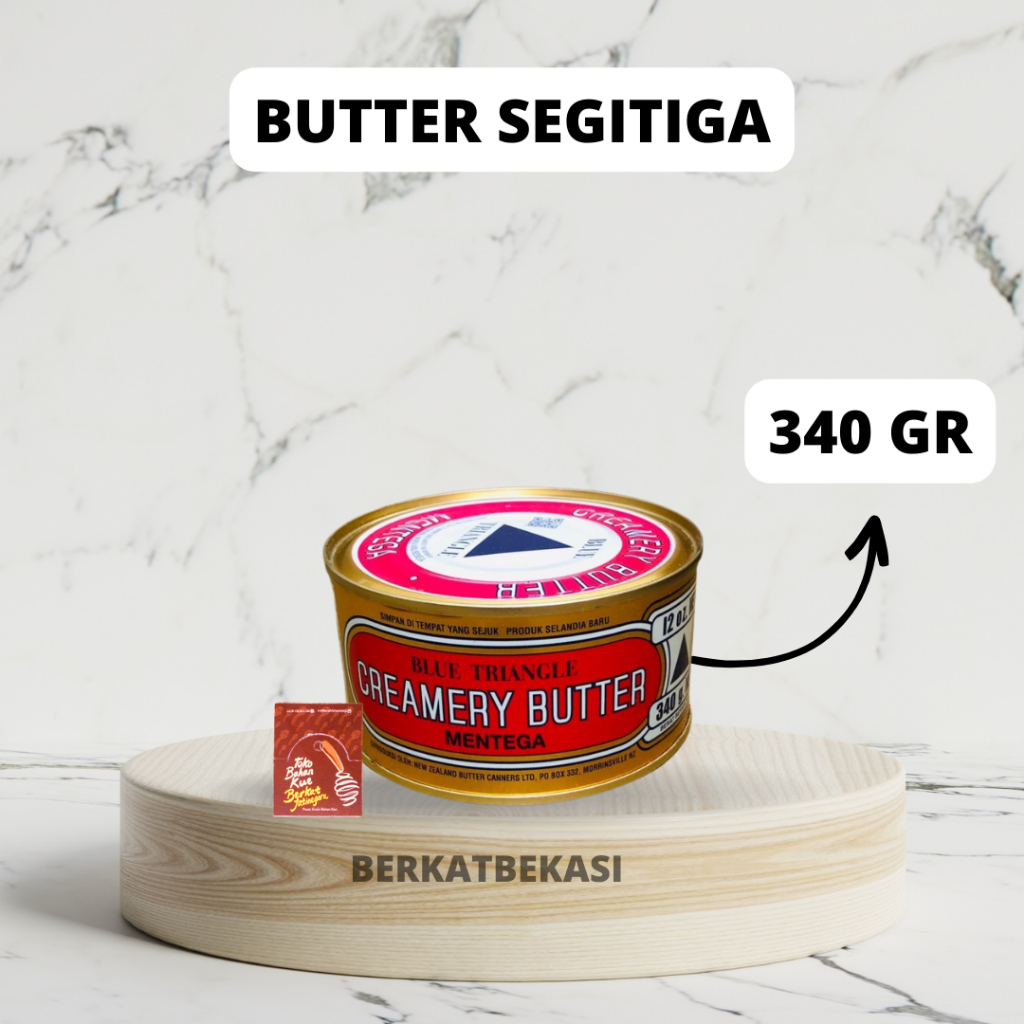 Jual BUTTER BLUE TRIANGLE 340 GR CREAMERY / MENTEGA SEGITIGA BIRU ...