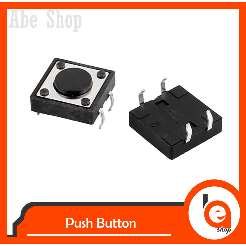 Jual Tactile Switch 12x12x6 Push Button Tc-1212t 12 12 6 mm For Arduino ...