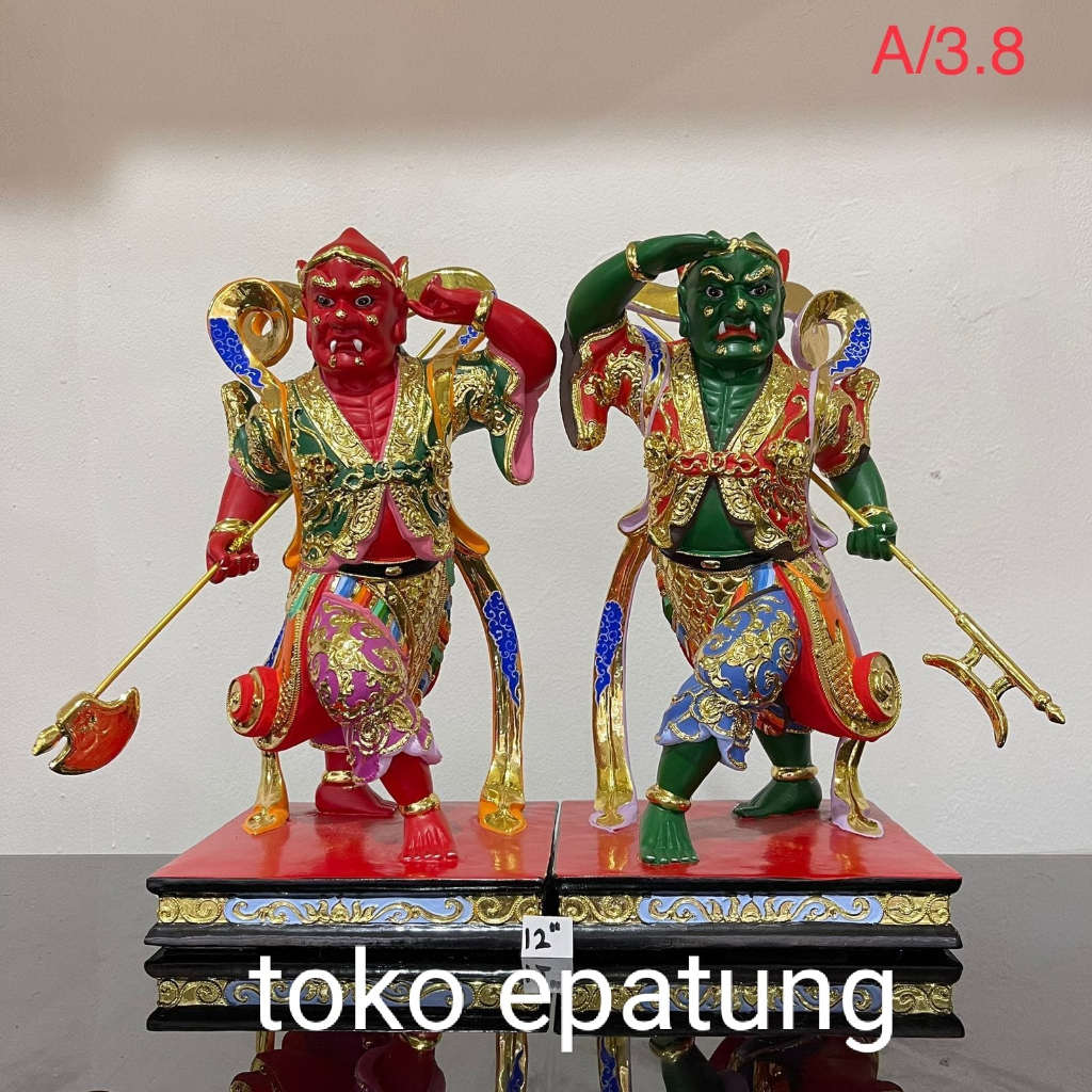 Jual patung dewa pengawal dewi mazhu macho maco kayu 12 inch | Shopee ...