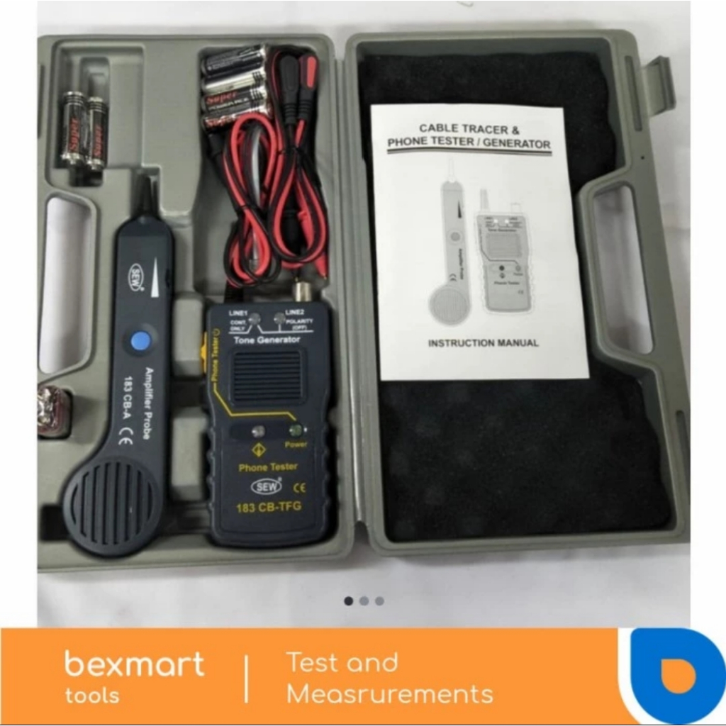 Jual SEW 183 CB 2 in 1 Cable Tracer & Phone Tester | Shopee Indonesia