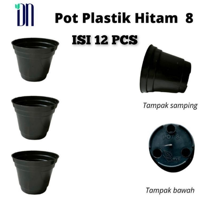 Jual (12pcs) POT GOL 8 lusinan | Shopee Indonesia