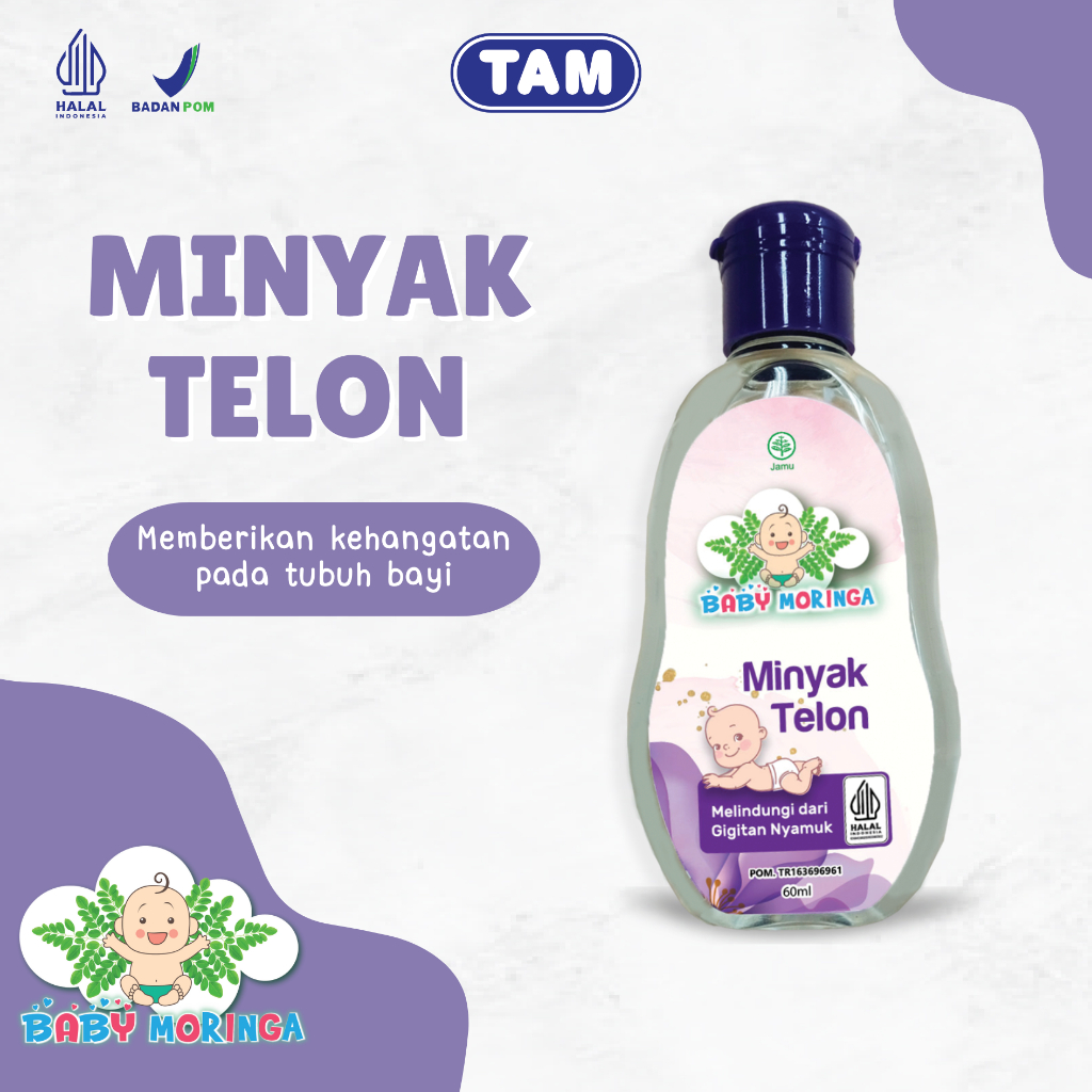 Jual BABY MORINGA Minyak Telon 60 ml | Shopee Indonesia