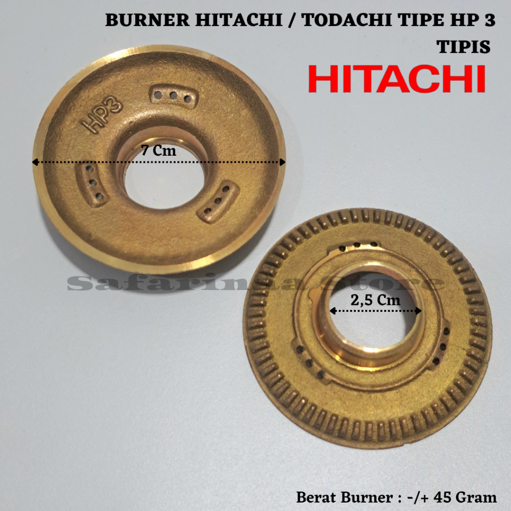 Jual BURNER KOMPOR HITACHI / TODACHI TIPE HP 3 TIPIS | Shopee Indonesia