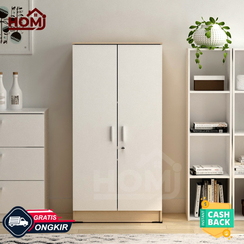 Jual Lemari Pakaian Minimalis Multifungsi Aruna BLS60 | Shopee Indonesia
