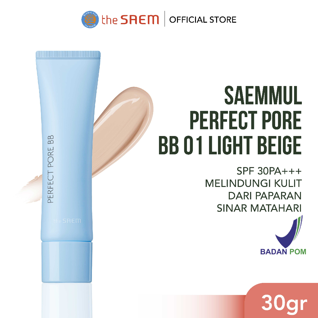 Jual [The Saem Official] Saemmul Perfect Pore BB 01 Light Beige - SPF 30 PA++ 30g | Shopee Indonesia