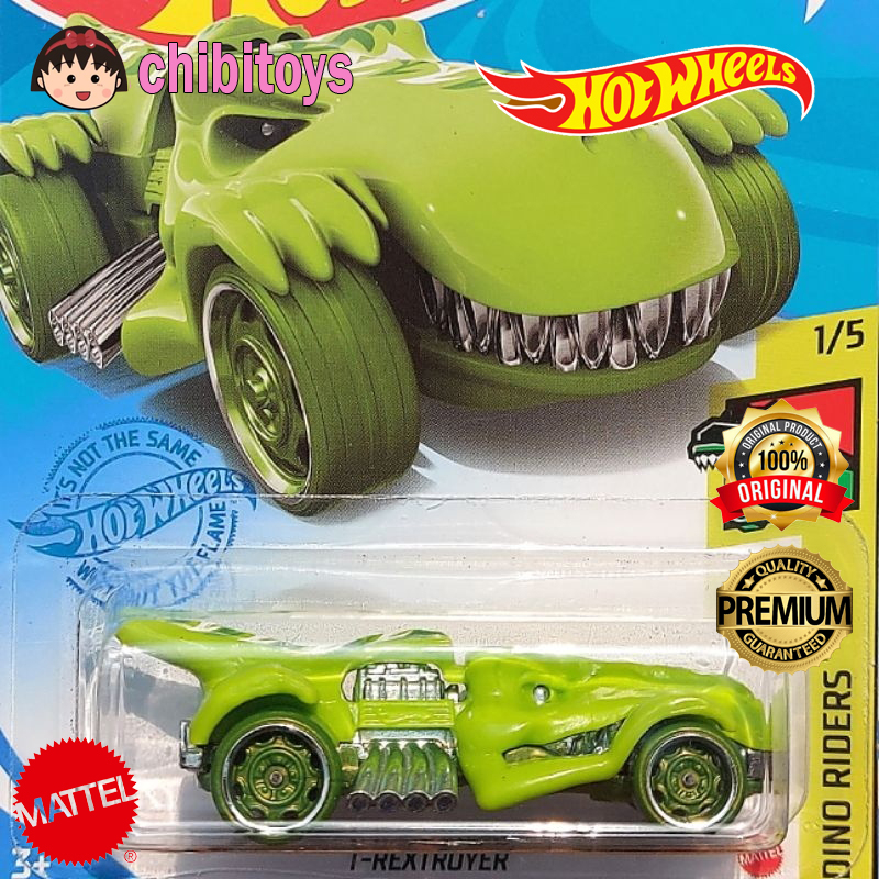 Jual HOTWHEELS T-REXTROYER 2020 HIJAU - T-REX TYRANOSAURUS DINOSAURUS ...
