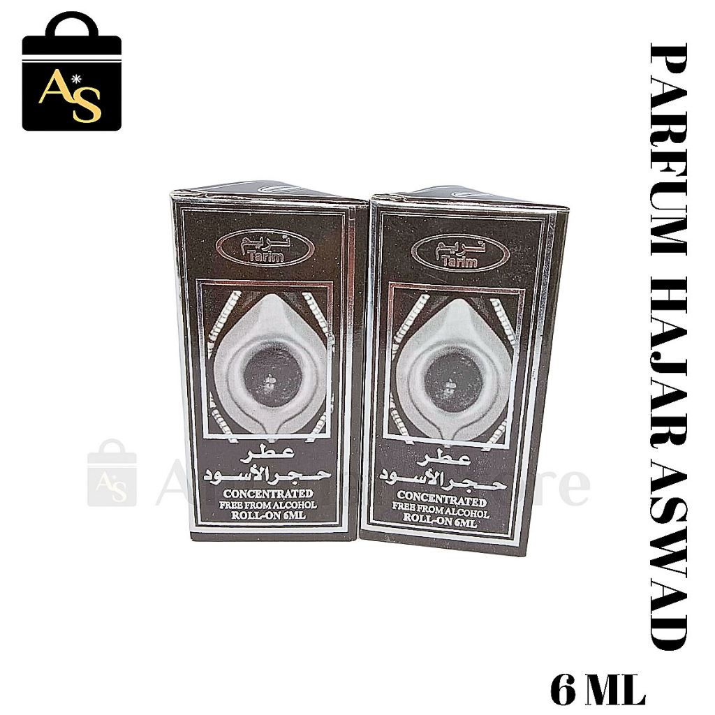 Jual Parfum Roll On Aroma Attar Hajar Aswad 6 Ml MUrni 100 % Tanpa ...