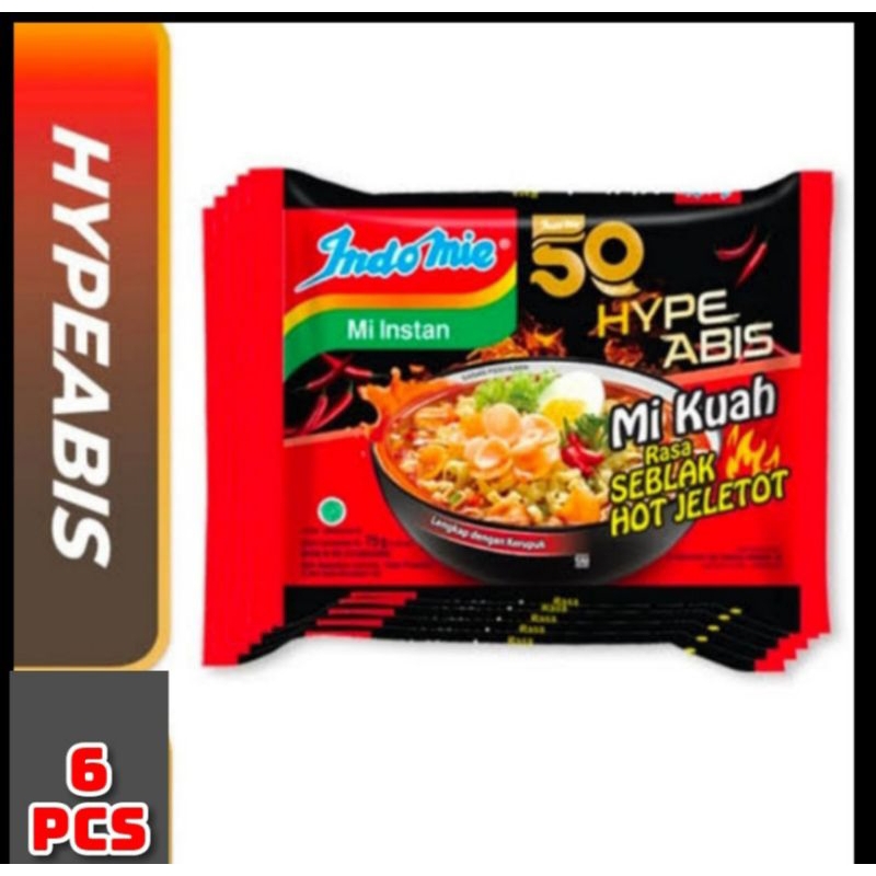 Jual Indomie kuah rasa Seblak isi 6 bungkus | Shopee Indonesia