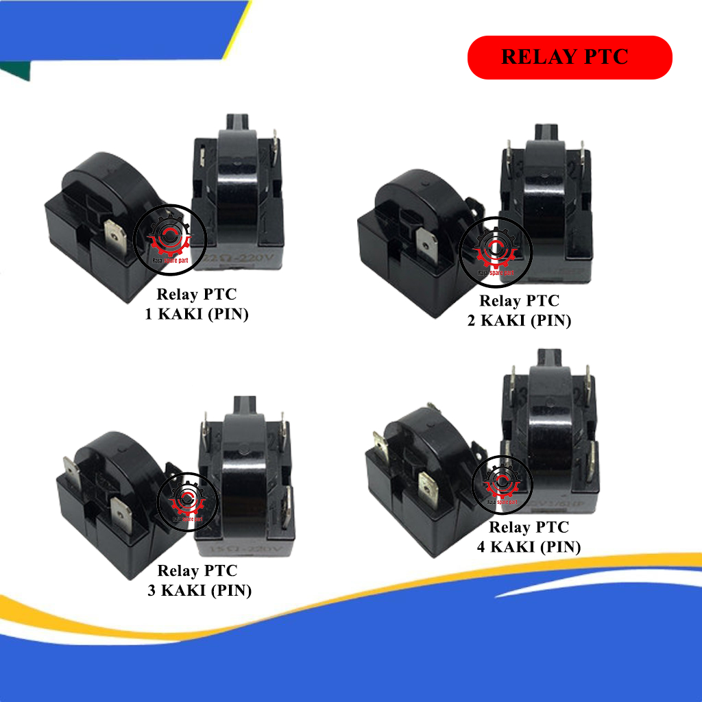 Jual RELAY PTC | PTC RELAY KULKAS ( 5 VARIAN) | Shopee Indonesia