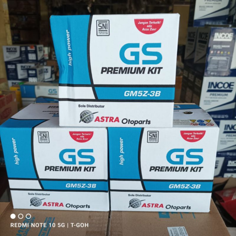 Jual aki gs astra gm5z-3b | Shopee Indonesia