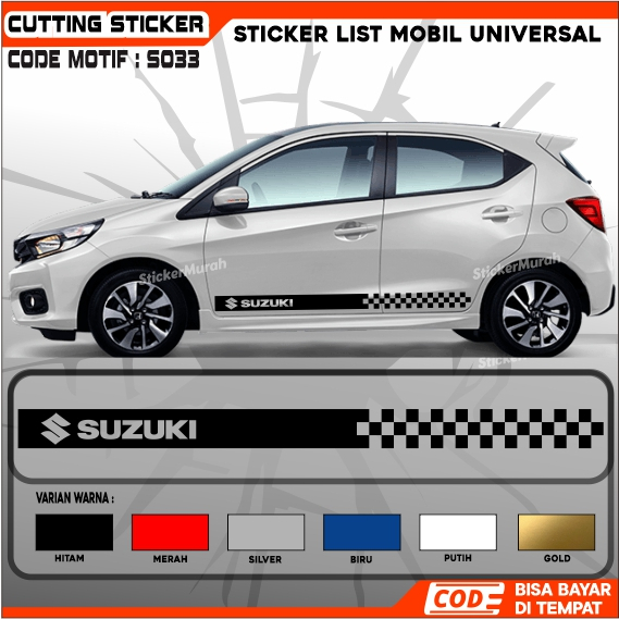 Jual STICKER LIST PINGGIR MOBIL SEMUA MERK STICKER MOTIF PINGGIR MOBIL ...