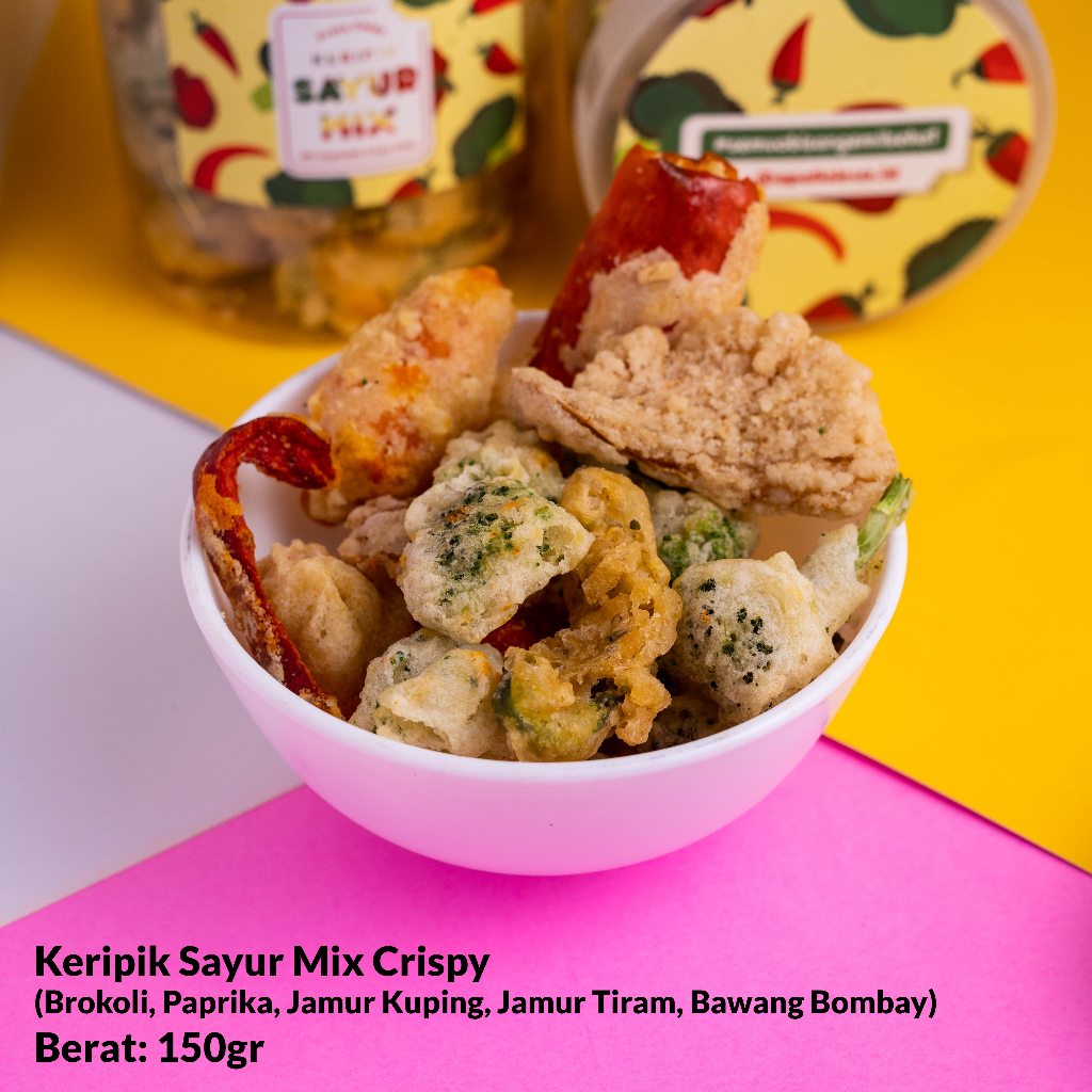 Jual APELICIOUS KERIPIK SAYUR MIX / BUAH MIX TOPLES (Wortel, Okra ...