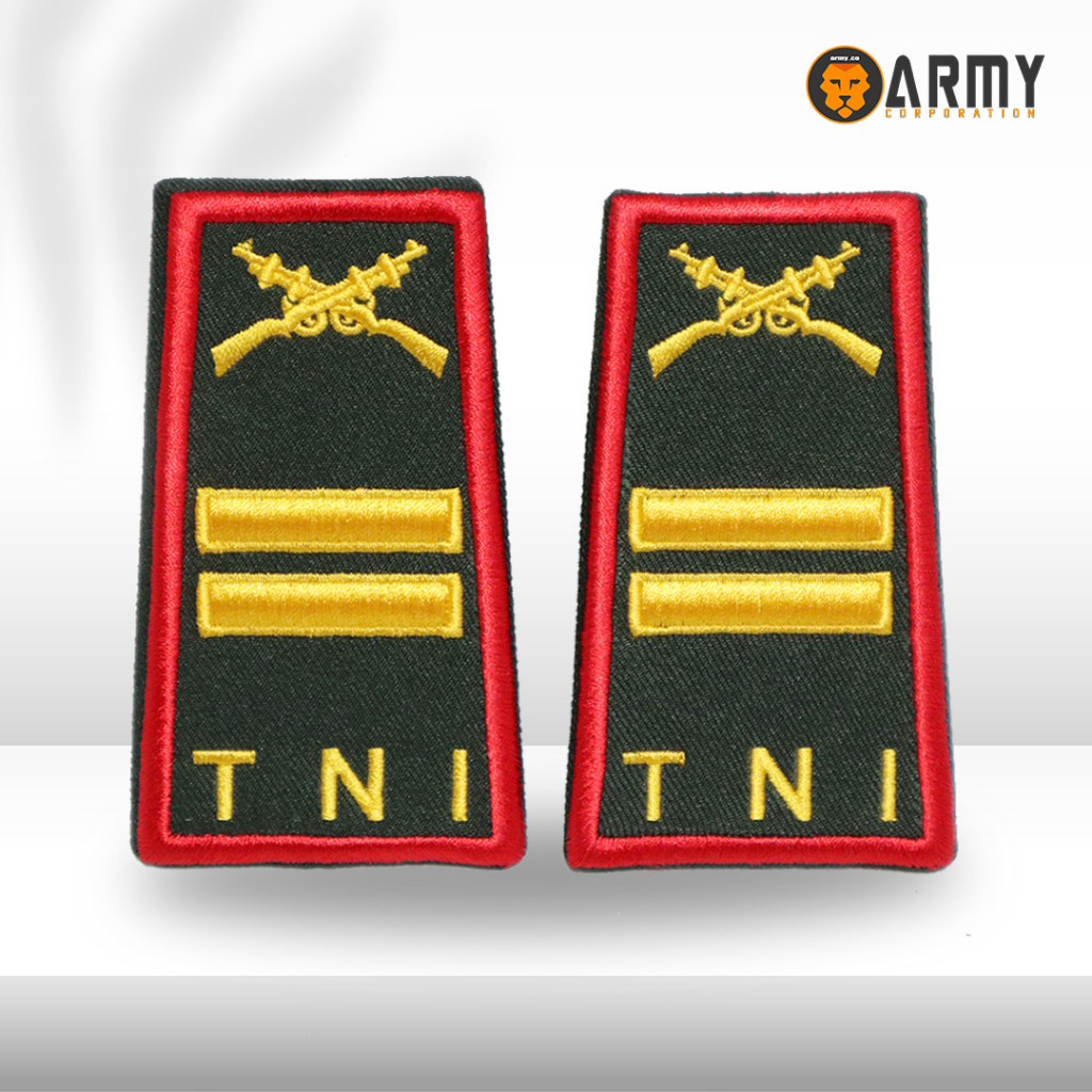 Jual Pangkat PDH TNI AD Infanteri Komando Lettu Bordir | Shopee Indonesia