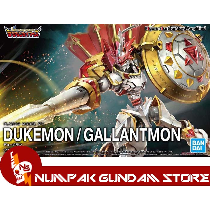 Jual Figure Rise Dukemon Gallantmon Digimon amplified bandai | Shopee ...