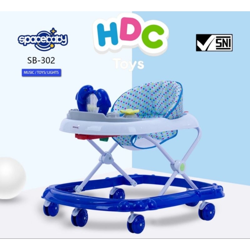 Jual Baby walker Apollo Space baby SB 302/287/288 Ada musik | Shopee ...