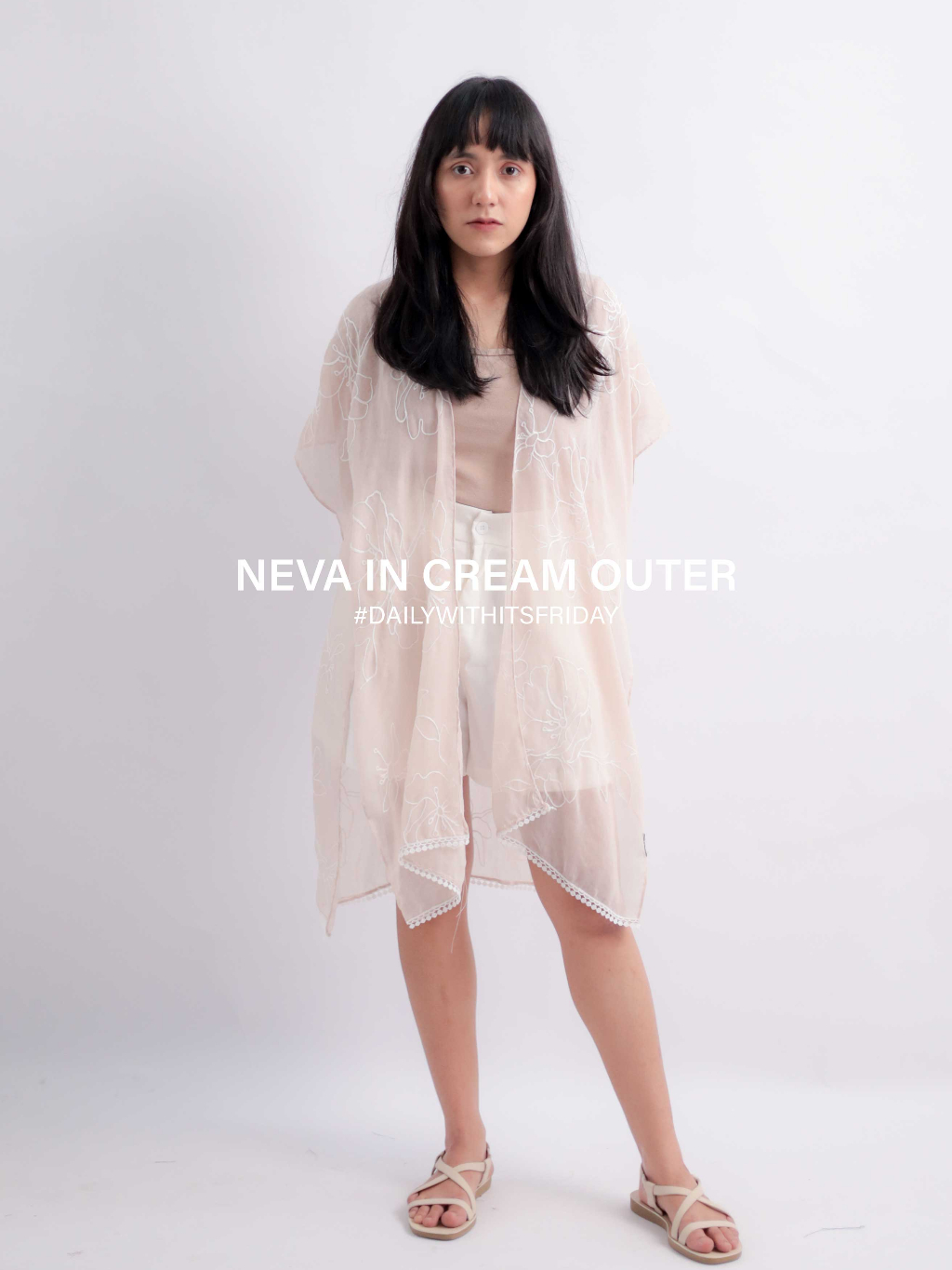 Jual ITSFRIDAY NEVA IN CREAM Outer | Shopee Indonesia