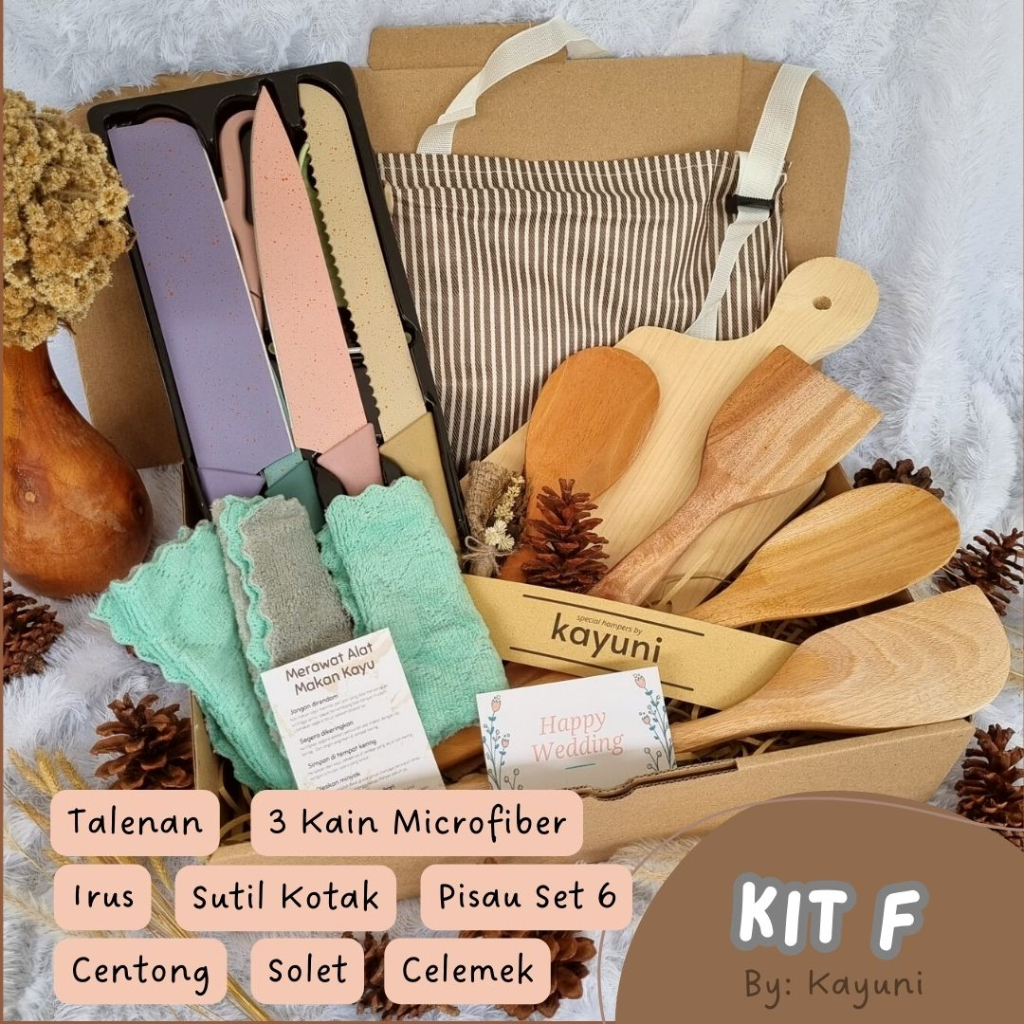 Jual Hampers Kitchen Set / Cooking Set Hampers Kado Estetik / Hadiah ...