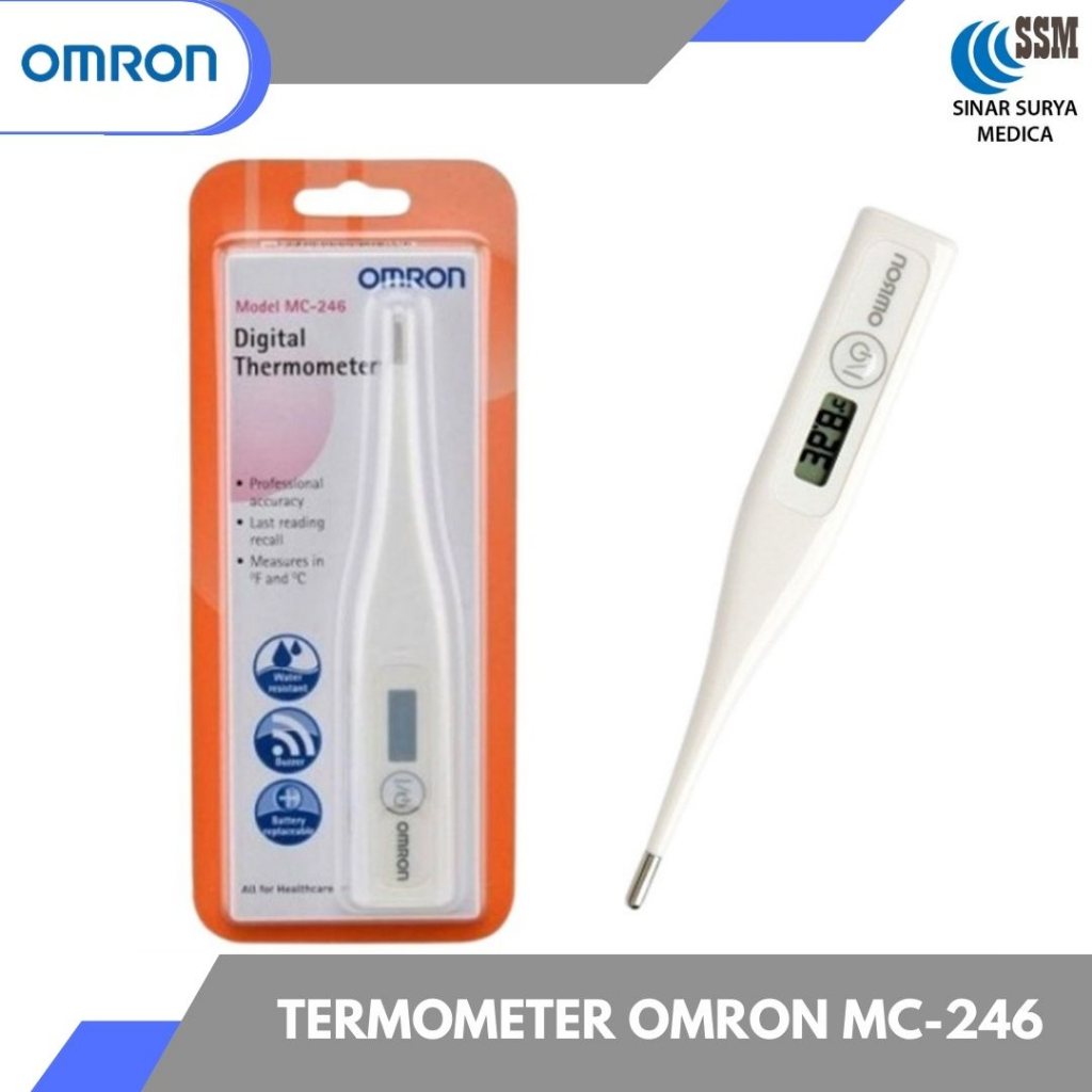Jual Thermometer Digital Omron MC-246 / Termometer Digital Omron MC246 | Shopee Indonesia