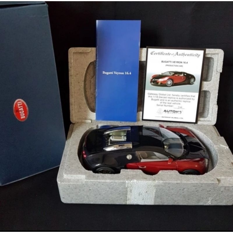 Jual Autoart Signature Bugatti Veyron 16.4 Production Car Limited ...