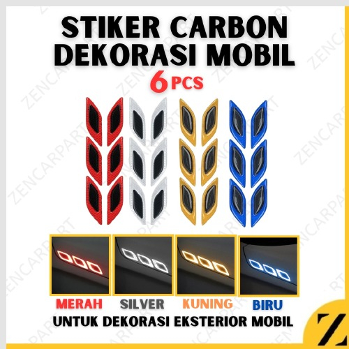 Jual Stiker Carbon Mobil Reflektor Sticker Reflector Body Mobil Kap ...