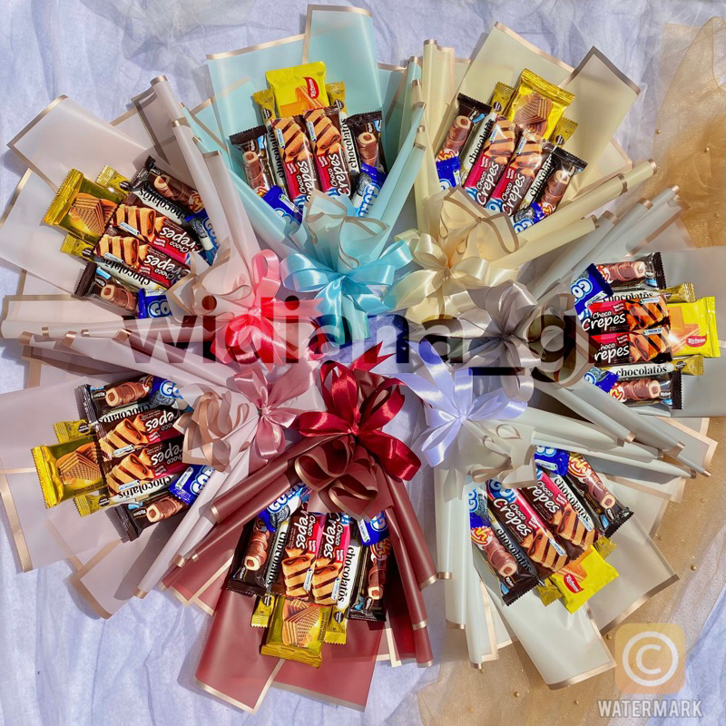 Jual Buket snack / buket jajan / buket makanan D [Buket premium ...