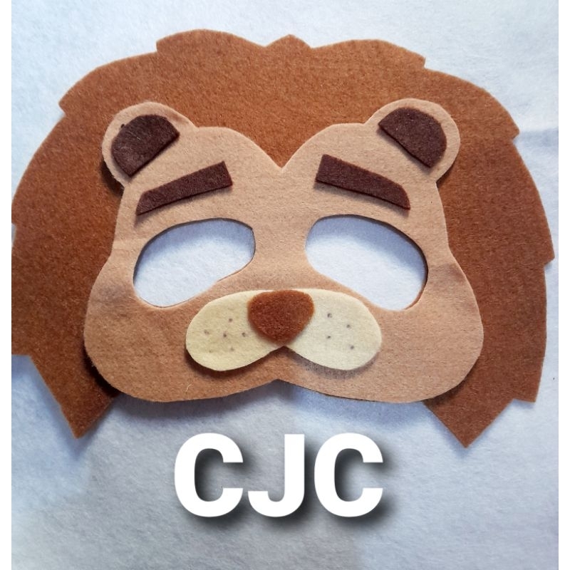 Jual topeng singa/topeng flanel karakter | Shopee Indonesia