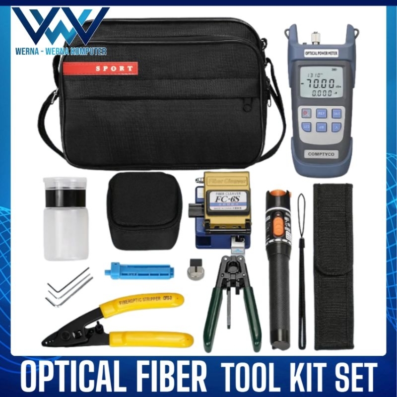 Jual FTTH Tool Kit FTTH TOOL kit SET lengkap OPM VFL cleaver FO ...