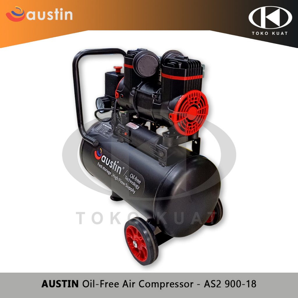 Jual AUSTIN Kompresor Udara 18L / Air Compressor Oil-Free - AS2 900-18 ...