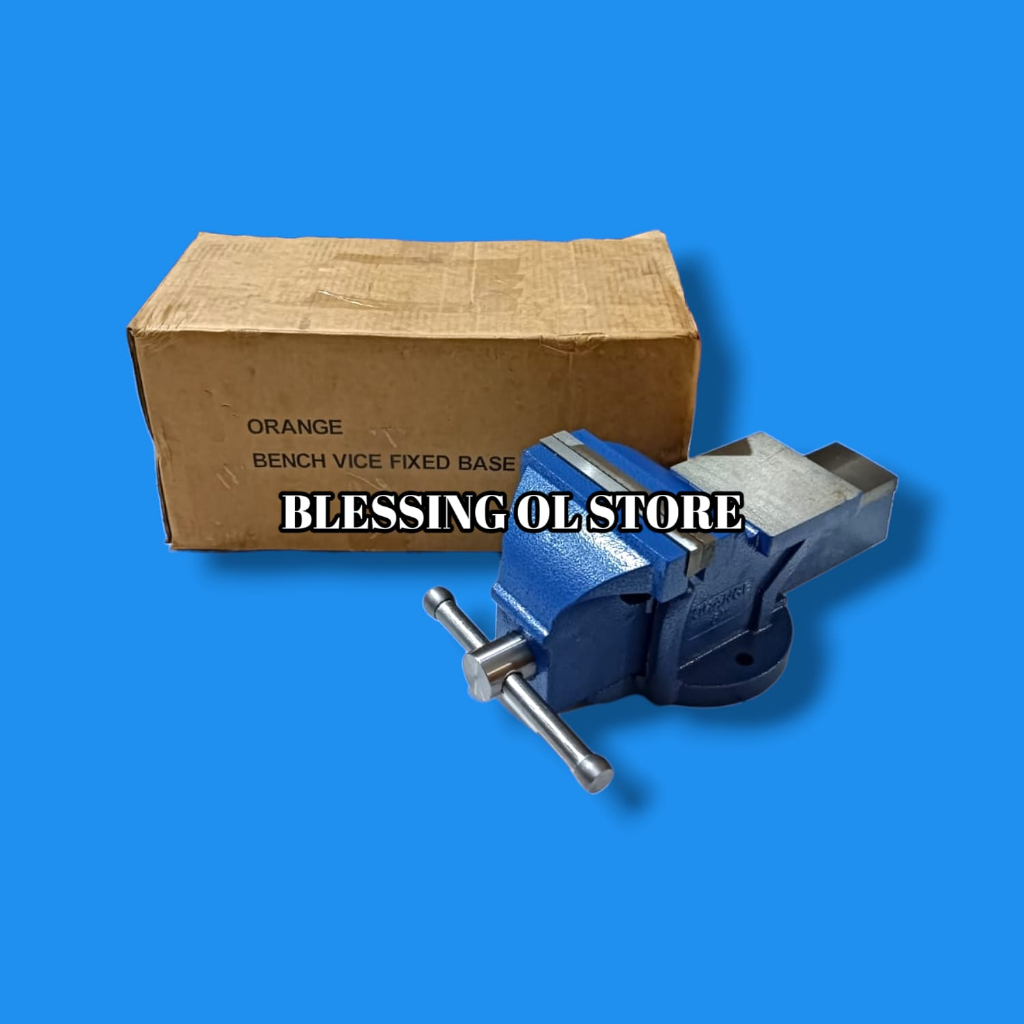 Jual Orange Catok Paron 6" Fixed Bench Vise 6 Inch Ragum Meja Besi ...