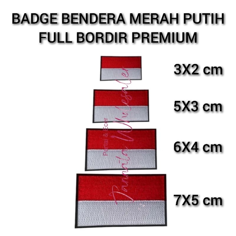 Jual Bed Bendera Merah Putih | Bet Merah Putih | Badge Merah Putih Full ...