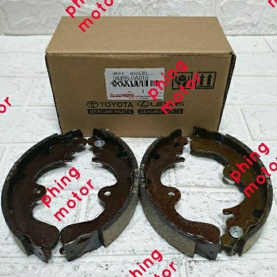 Jual KAMPAS REM BELAKANG KANVAS REM BELAKANG BRAKE SHOE TOYOTA STARLET ...
