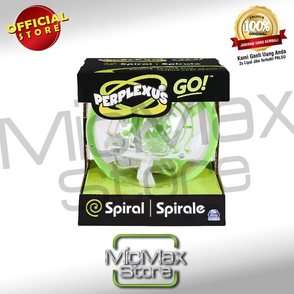 Jual Perplexus GO Spiral Compact Challenging Puzzle Maze Skill Game 6059581 | Shopee Indonesia