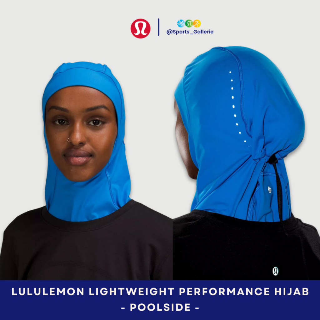 Jual LULUL3MON ORIGINAL WOMEN Lightweight Performance Hijab - Poolside ...