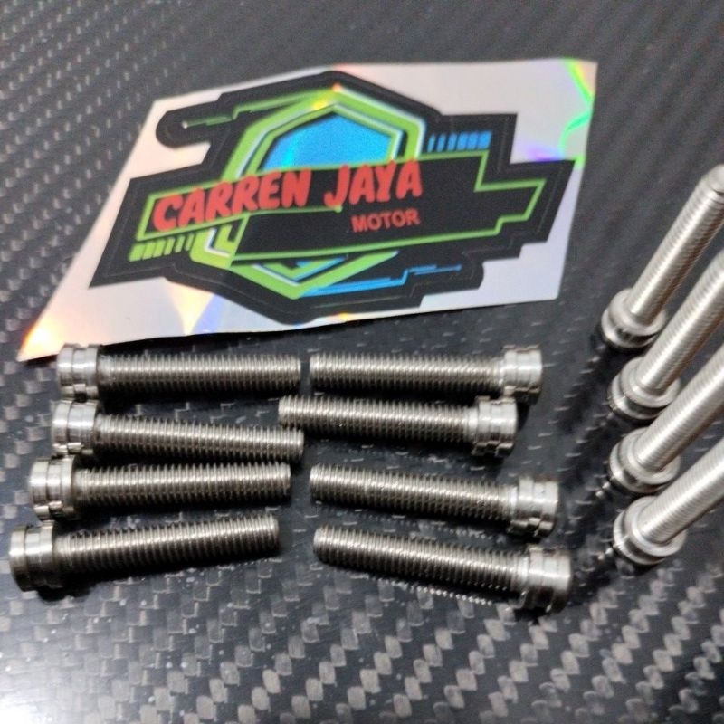 Jual Baut stainless custom bubut L m6x30(drat 10) | Shopee Indonesia