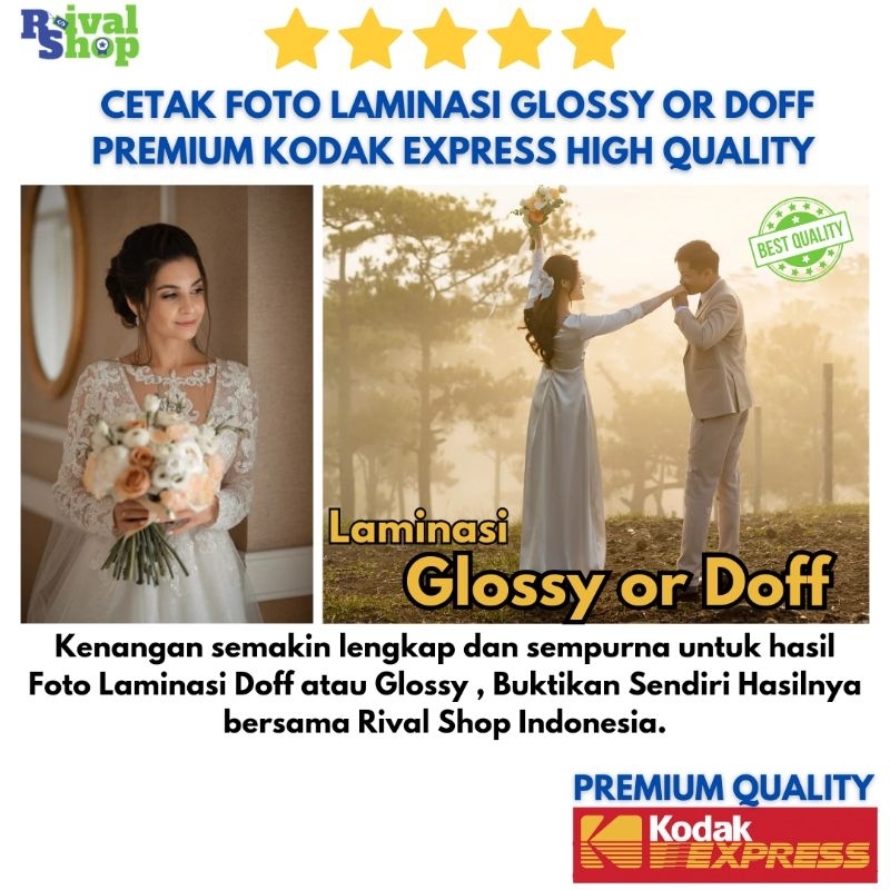 Jual CETAK FOTO LAMINASI GLOSSY DOFF 10R 11R 12R 16R HIGH QUALITY KODAK EXPRESS AWET PULUHAN ...