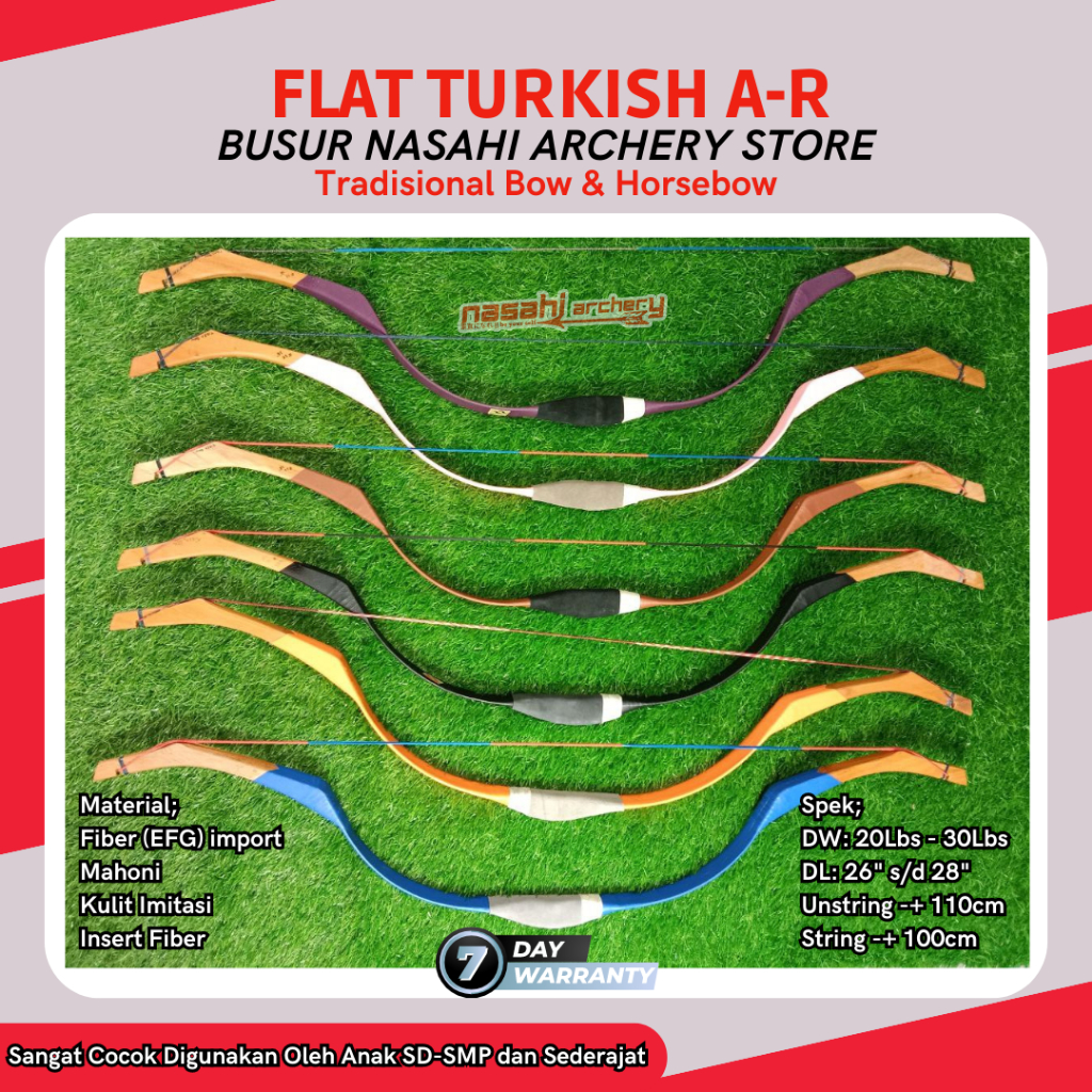 Jual BUSUR PANAH TURKISH FLAT ANAK REMAJA - TRADISIONAL BOW | Shopee ...