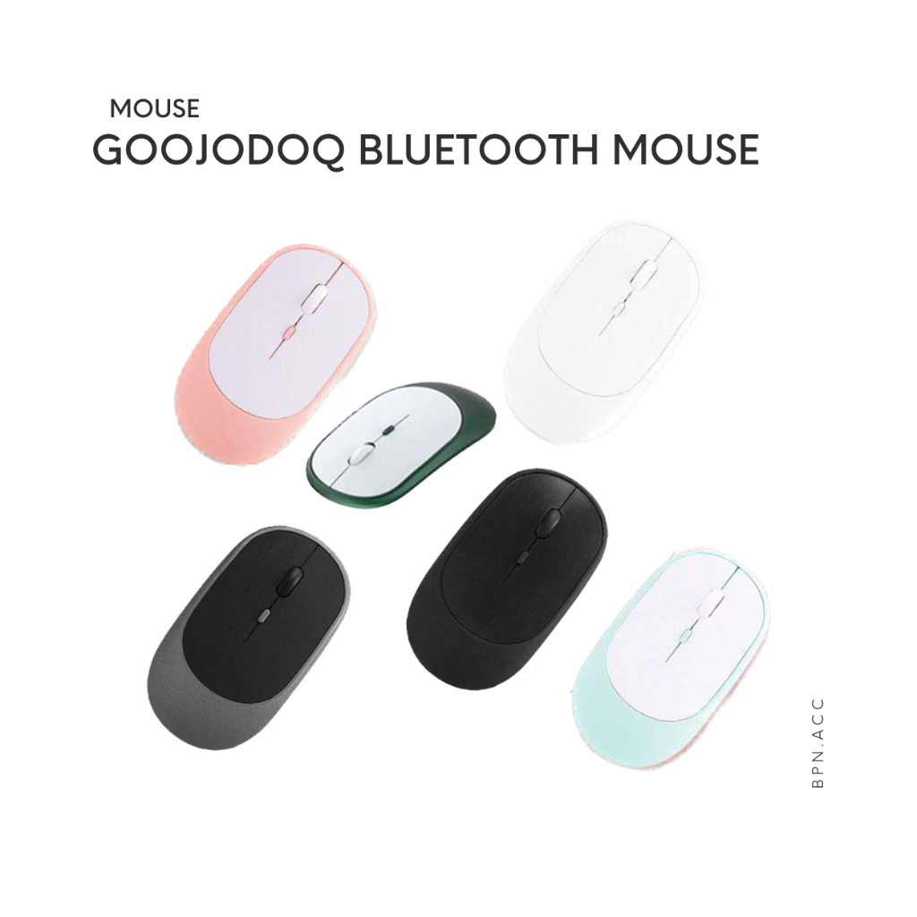 Jual Goojodoq Bluetooth Mouse Wireless Silent Ultra Tipis Portable ...