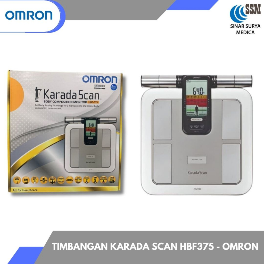 Jual OMRON TIMBANGAN karada scan hbf 375 BODY FAT MONITOR HBF 375 ...