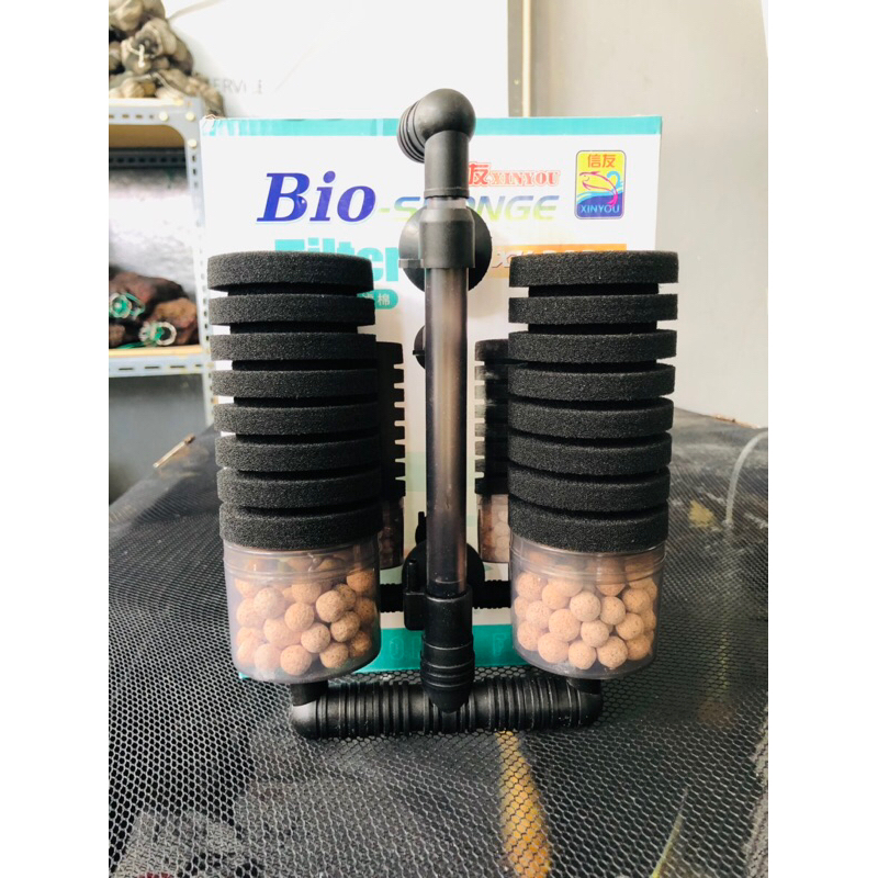 Jual BIO SPONGE DENGAN MEDIA FILTER BIOLOGIS XINYOU 2826 | Shopee Indonesia