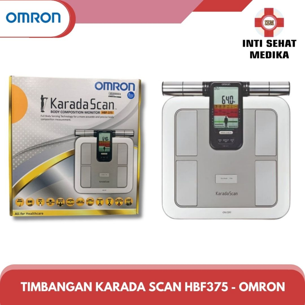 Jual OMRON TIMBANGAN karada scan hbf 375 BODY FAT MONITOR HBF 375 ...
