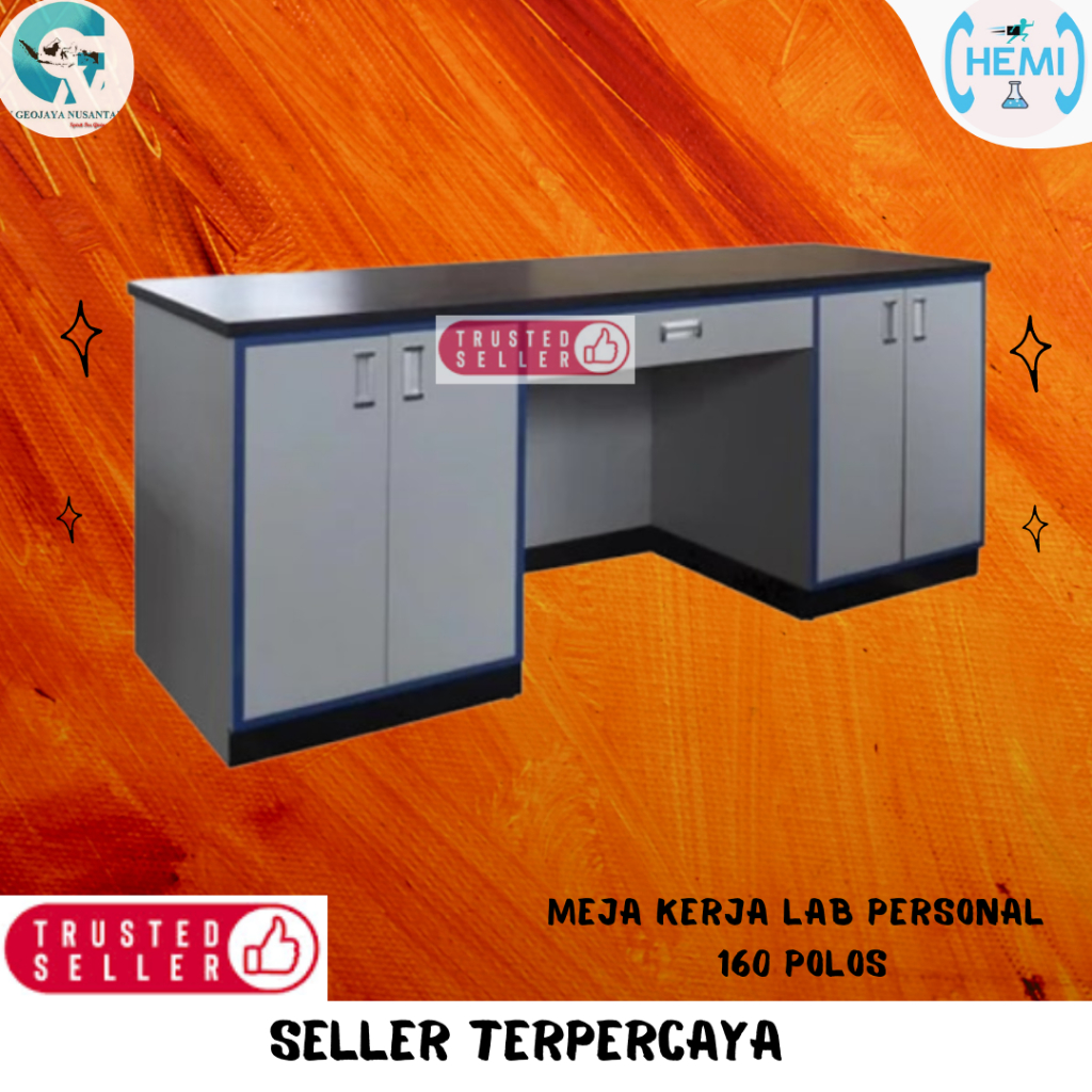 Jual Meja Kerja Lab Personal, (160 POLOS) | Shopee Indonesia
