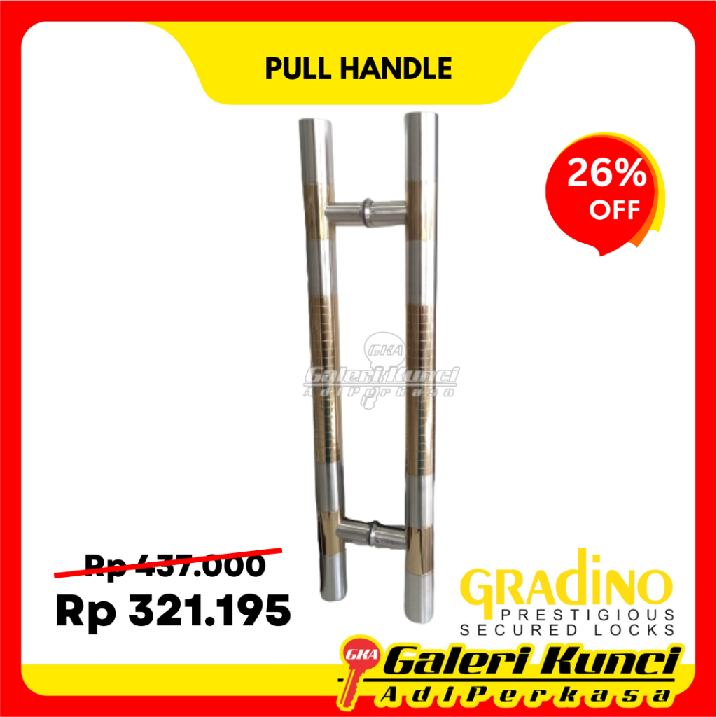 Jual Pull Handle GRADINO GRD P 99.62 GP US32D Handle Pintu Gagang Pintu ...