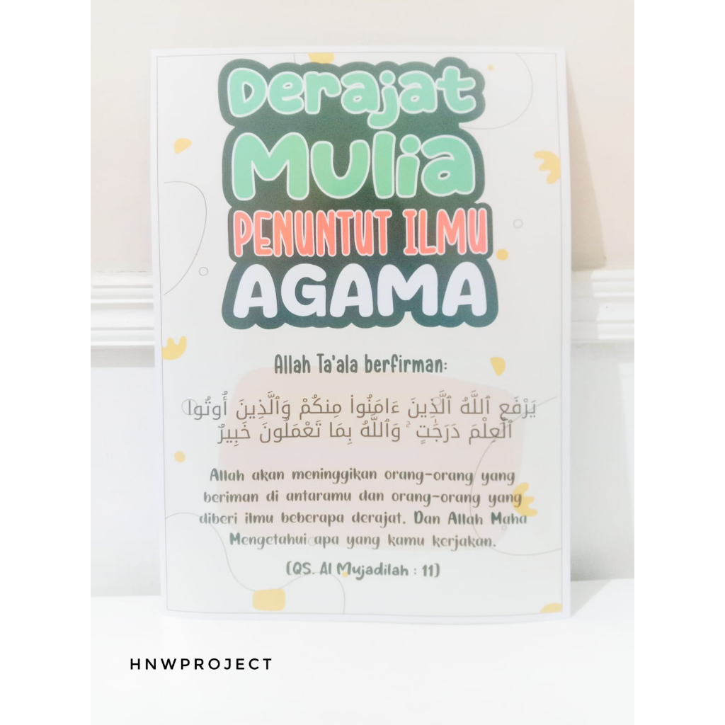 Jual Poster Edukasi Anak Islami Murah | Shopee Indonesia