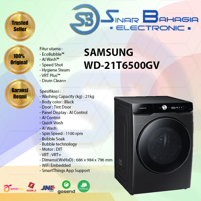 Jual SAMSUNG WD-21T6500GV (NEW) (KHUSUS BANDUNG) | Shopee Indonesia